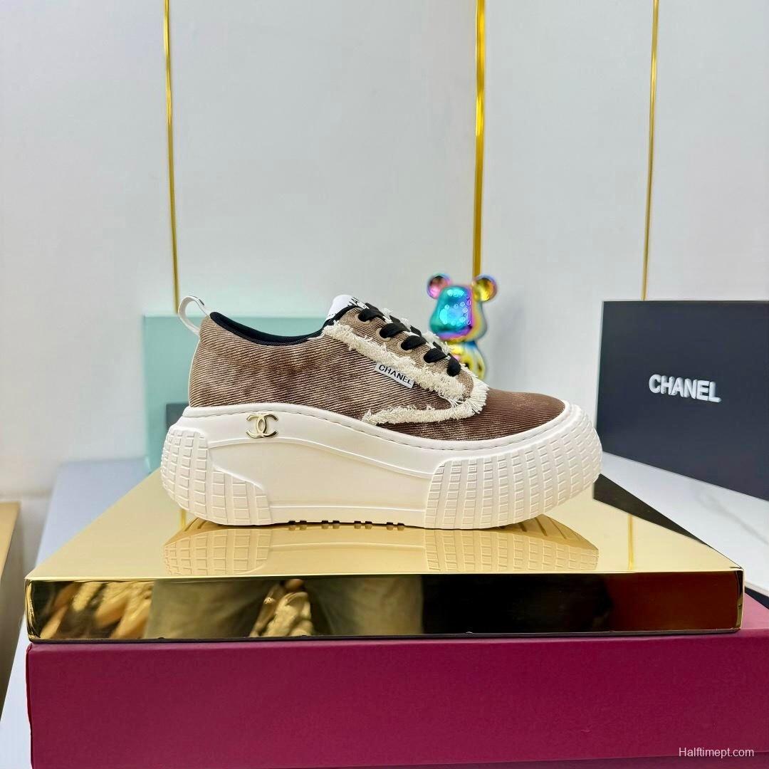 Chanel 2025/SS Little Chanel Loafers Panda Shoes - LY00330 - Halftime